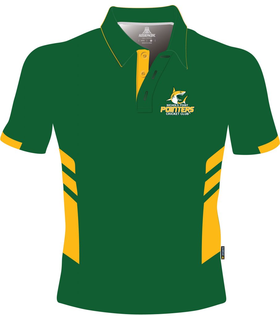Mens Polo - NicholsPointCricket - Laser Signs & Print