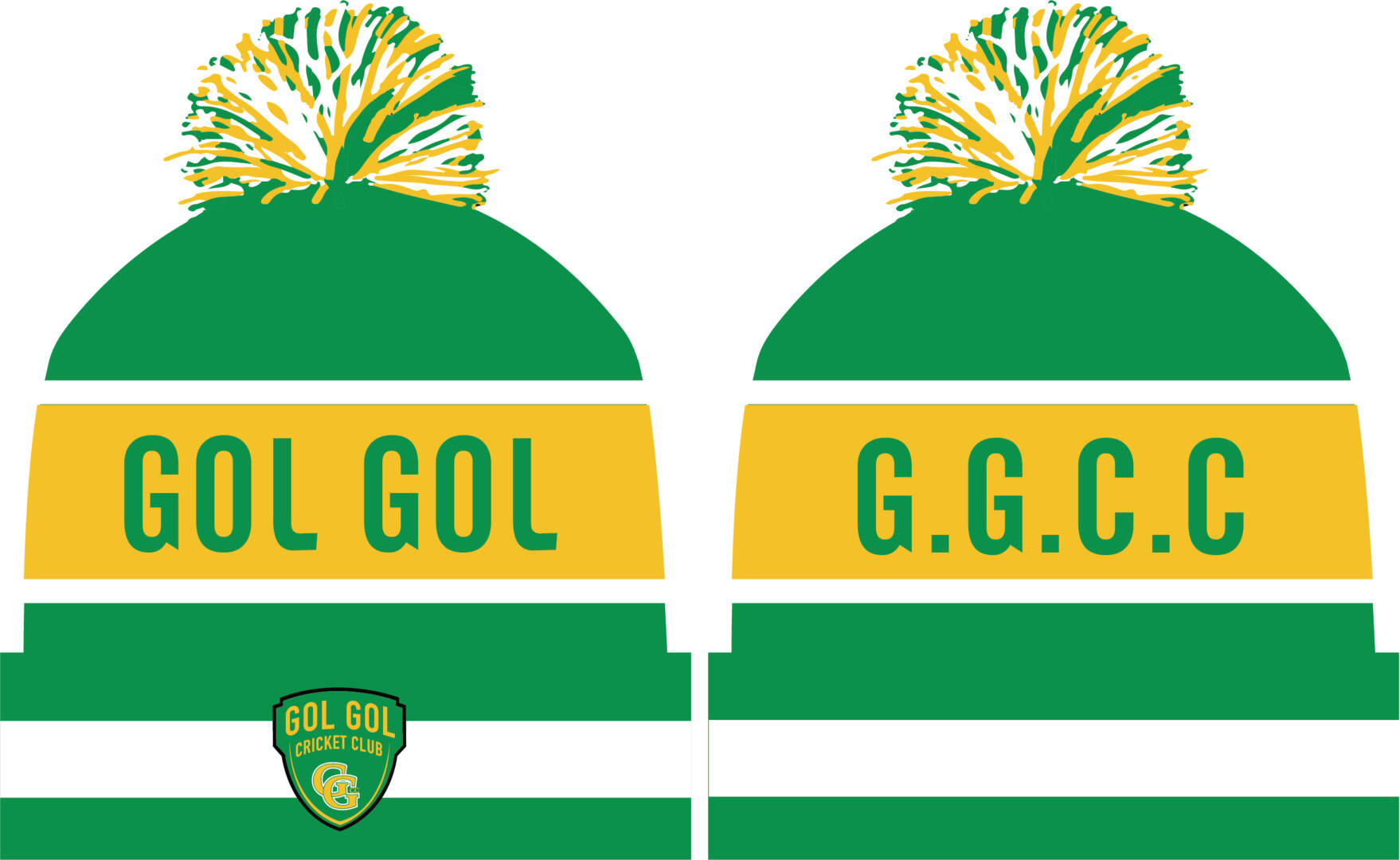 Custom Beanie - GG Cricket Club - Laser Signs & Print