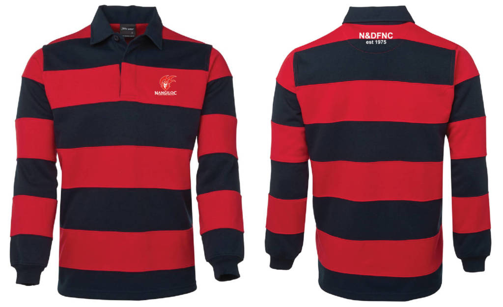 Striped Unisex Rugby Jumper - NFNC - Laser Signs & Print