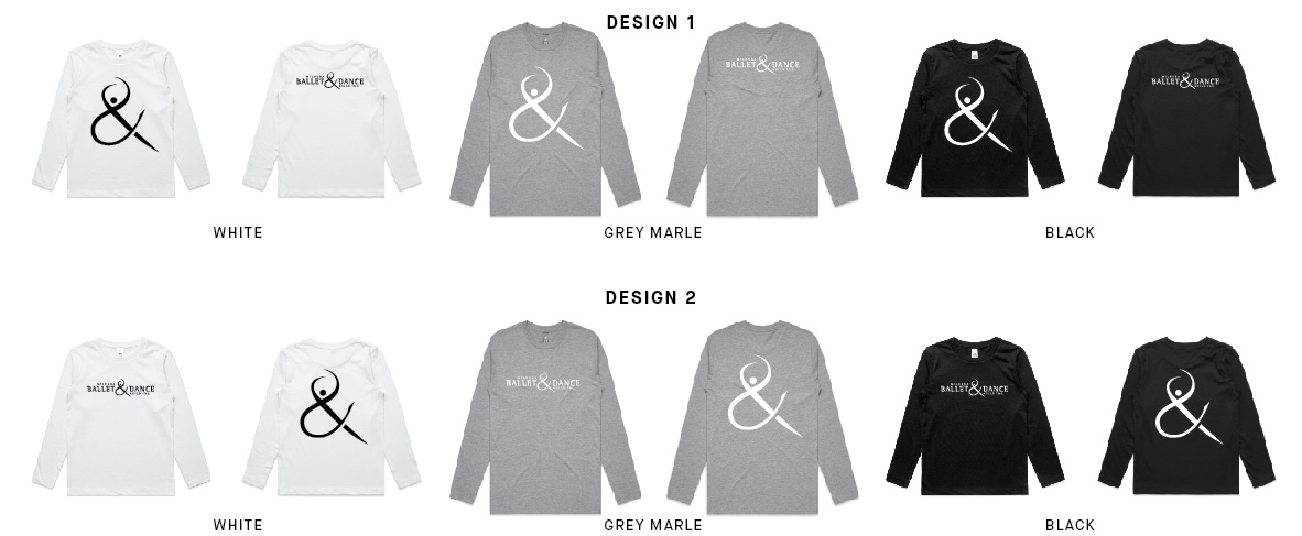 Kids Long Sleeve - Mildura Ballet & Dance Guild - Laser Signs & Print Kids Long Sleeve - Mildura Ballet & Dance Guild - Laser Signs & Print
